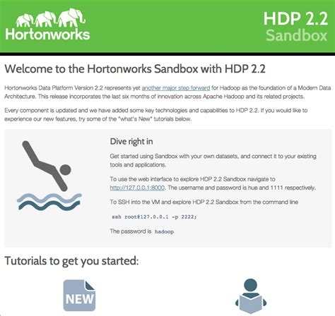 Introduccin A La Sandbox Hdp Hortonworks Data Platform