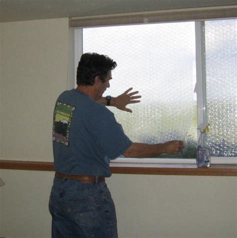 Bubble Wrap Window Insulation