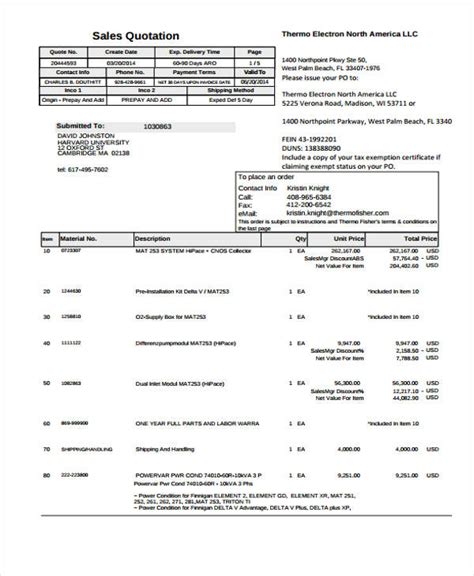 24 Quotation Formats In Pdf Illustrator Indesign Ms Excel