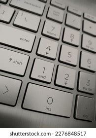 Hp Laptop Keyboard Numbers On Keyboard Stock Photo 2276848517 Shutterstock