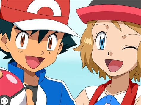 Pokémon Ash And Serena Kiss Wallpapers Wallpaper Cave