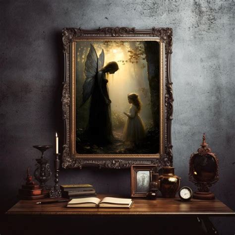 Gothic Fairy Godmother Wall Print Wall Art Home Decor Fantasy Art