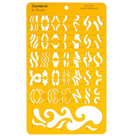 Ring Flexible Acrylic Stencil Templates Contenti 170 554 Grp Contenti