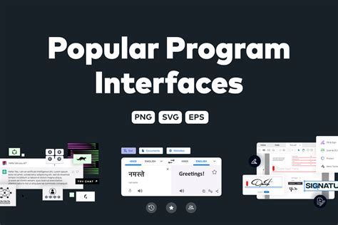 Premium Popular Program Interfaces Illustration Pack From Illustrations