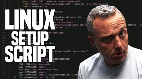 Linux System Setup Script YouTube