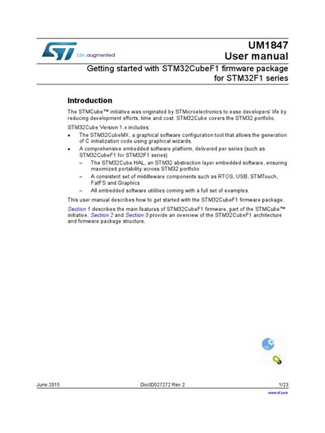 stm32cubef1gettingstarted pdf pdf device driver usb