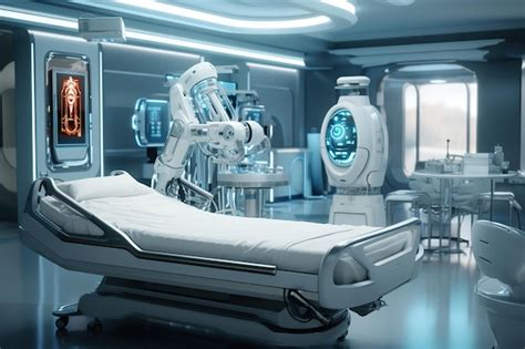 Premium Ai Image Android Robot Assistant In Operation Room Made Check