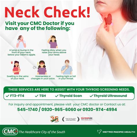 Calamba Medical Center Neck Check Avail Our Thyroid Screening
