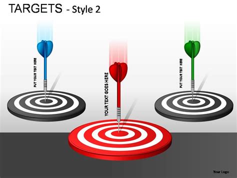 Targets Style 2 Powerpoint Presentation Slides Presentation Powerpoint Diagrams Ppt Sample