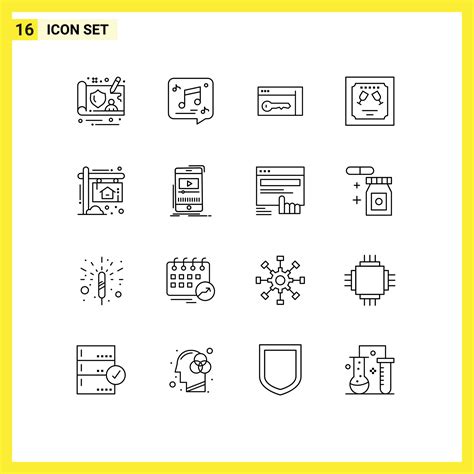 Editable Vector Line Pack Of 16 Simple Outlines Of Board Letter Browser