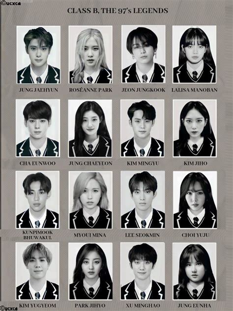 Class B 97 Line — The 97s Legends 97line Yearbook 97line Uniform