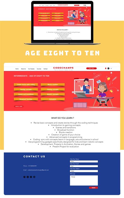 Web Design For Coding Behance