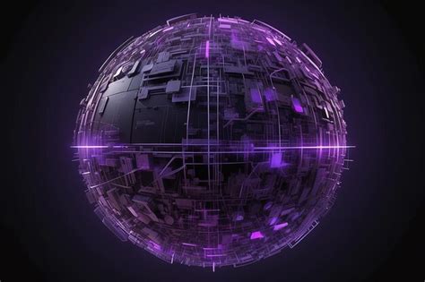 Premium Photo Lines Sphere