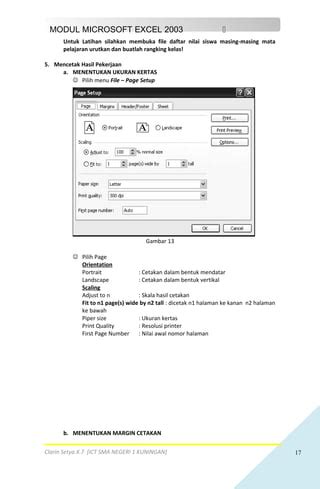 Modul Ms Office Excel PDF Modul Ms Office Excel PDF