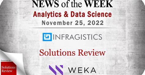 Analytics And Data Science News For The Week Of November 25 Updates