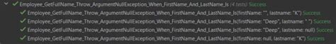 Efficient Xunit Theory MemberData ClassData InlineData