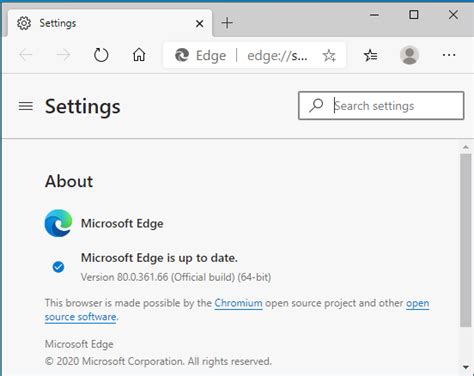 Finding Out The Version Of Edge Browser Stack Overflow