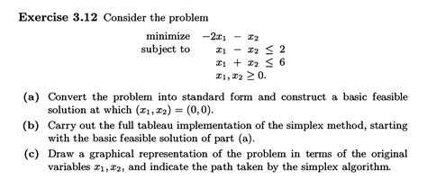 Solved This Is For Optimization Class Please Show Me All