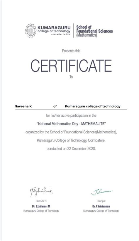 Naveena K On Linkedin It Was An Immense Pleasure In Participating And