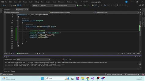 Encapsulation Getter Setter Youtube