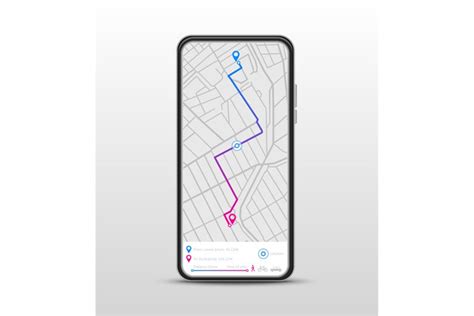 Mobile Navigation Gps Navigator Route Map Application Sea