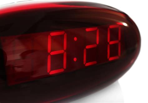 Premium Photo Digital Clock Closeup