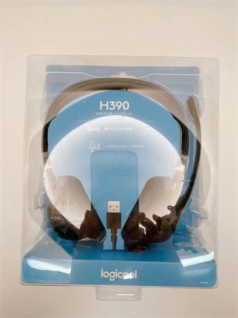 Yahoo オークション Logicool ロジクール Usbヘッドセット H390 ブラ