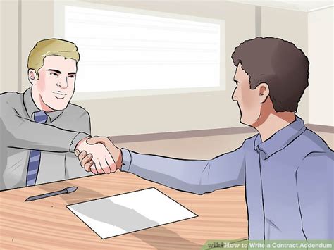 How To Write A Contract Addendum 12 Steps With Pictures
