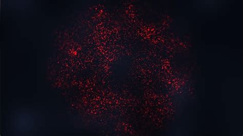 Animación De Fondo De Fuego De Partículas Foto Premium