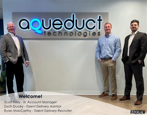 Aqueduct Technologies Inc On Linkedin Careers Aqueduct Tech