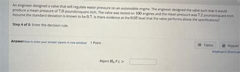 solved an engineer designed a valve that will regulate water