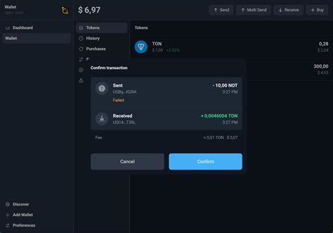 Ton Why Does The Failed Error Occur When Trying To Send Jetton Not