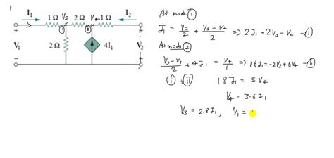 solved determine the hybrid parameters for the network in fig 18 84