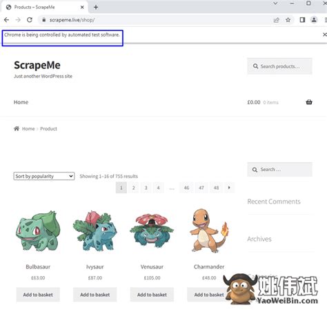 python selenium实现无头浏览器 姚伟斌