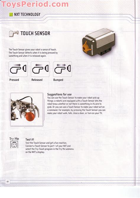 Lego 8527 Lego Mindstorms Nxt Instructions And Parts List