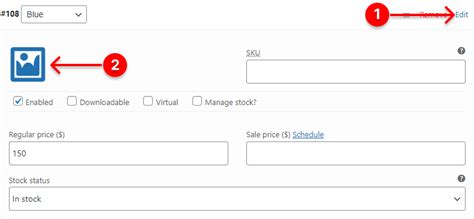 how to add woocommerce variable product images and videos