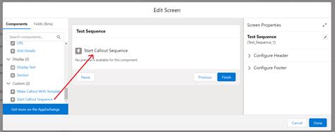 Initiate A Sequence Using A Screen Flow