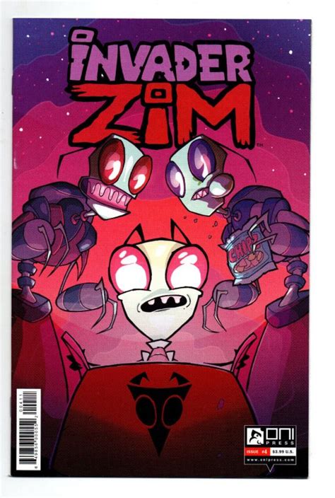 Invader Zim 4 A Cover Vasquez Oni Press 2015 Nm Comic Books