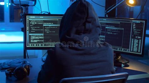 Hacker Creating Computer Virus For Cyber Attack Stock Footage Video Hacker Creating Computer Virus For Cyber Attack Stock Footage Video