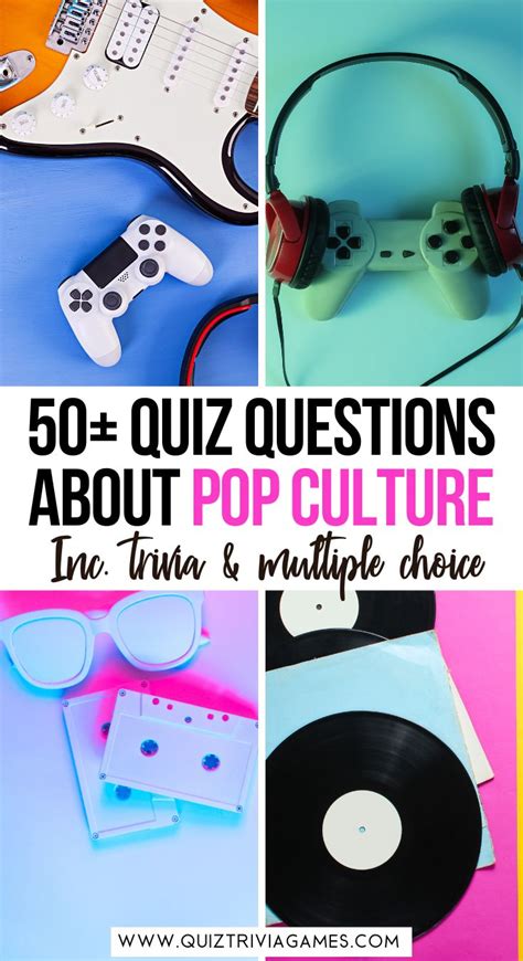 Pop Culture Quiz Questions And Answers Quiz Trivia Games
