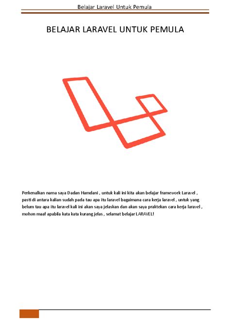 Belajar Laravel Untuk Pemula Belajar Laravel Untuk Pemula Belajar Laravel Untuk Pemula