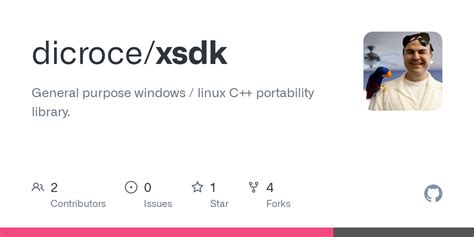 GitHub Dicroce Xsdk General Purpose Windows Linux C Portability Library