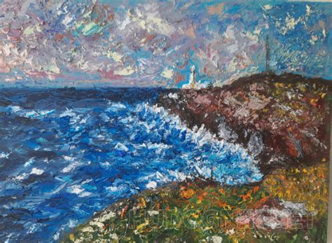 Картина Маяк Размеры 40x30 Год 2022 Цена 30000 рублей Художник Кузьмина Галина