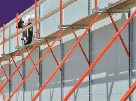 Icf Wall Bracing Plumwall Icf Form Bracing Wisconsin