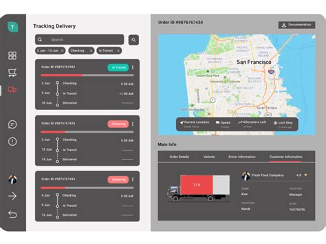 Tracking Delivery System Ux Ui Design Upwork