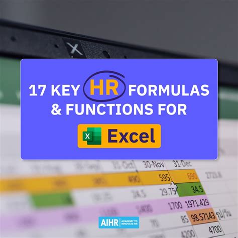 Humanresources Peopleanalytics Hranalytics Excel Hr Aihr Academy To Innovate Hr