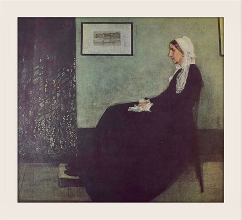 Vintage Art Print Whistlers Mother By James Abbot Mcneill Whistler