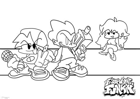 Dibujos De Friday Night Funkin Para Colorear