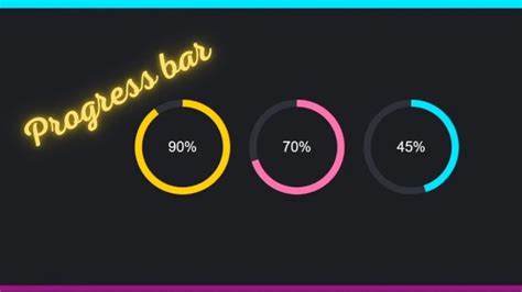 How To Create Amazing 3d Color Progress Bar By Using Html Css Html