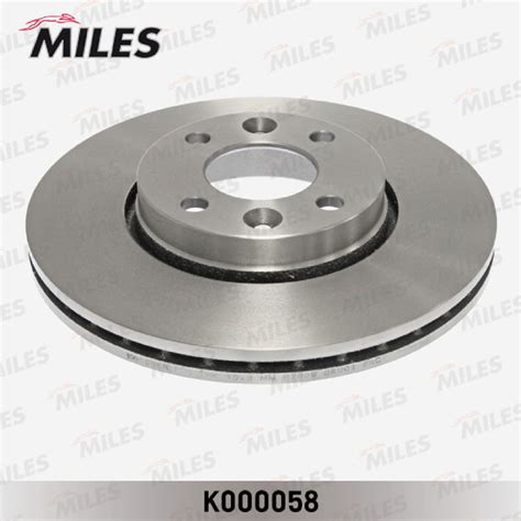 Диск тормозной MILES K000058 NISSAN MICRA 03-/NOTE 06-/RENAULT MEGANE ...